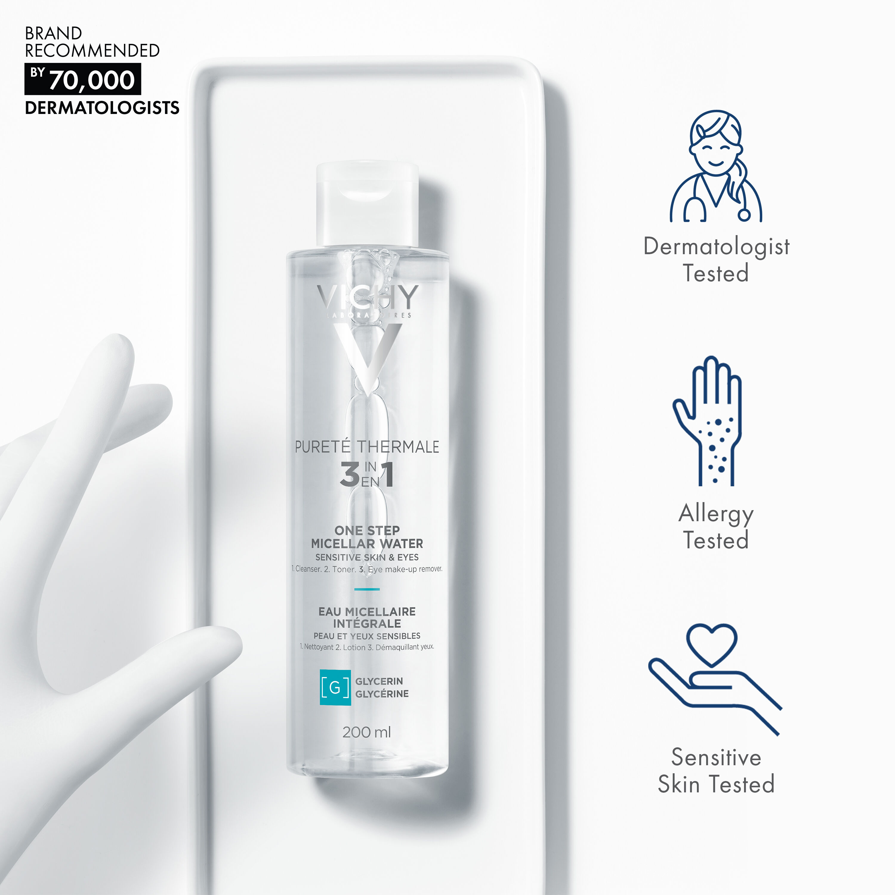 Pureté Thermale Micellar Water for Sensitive Skin | Vichy