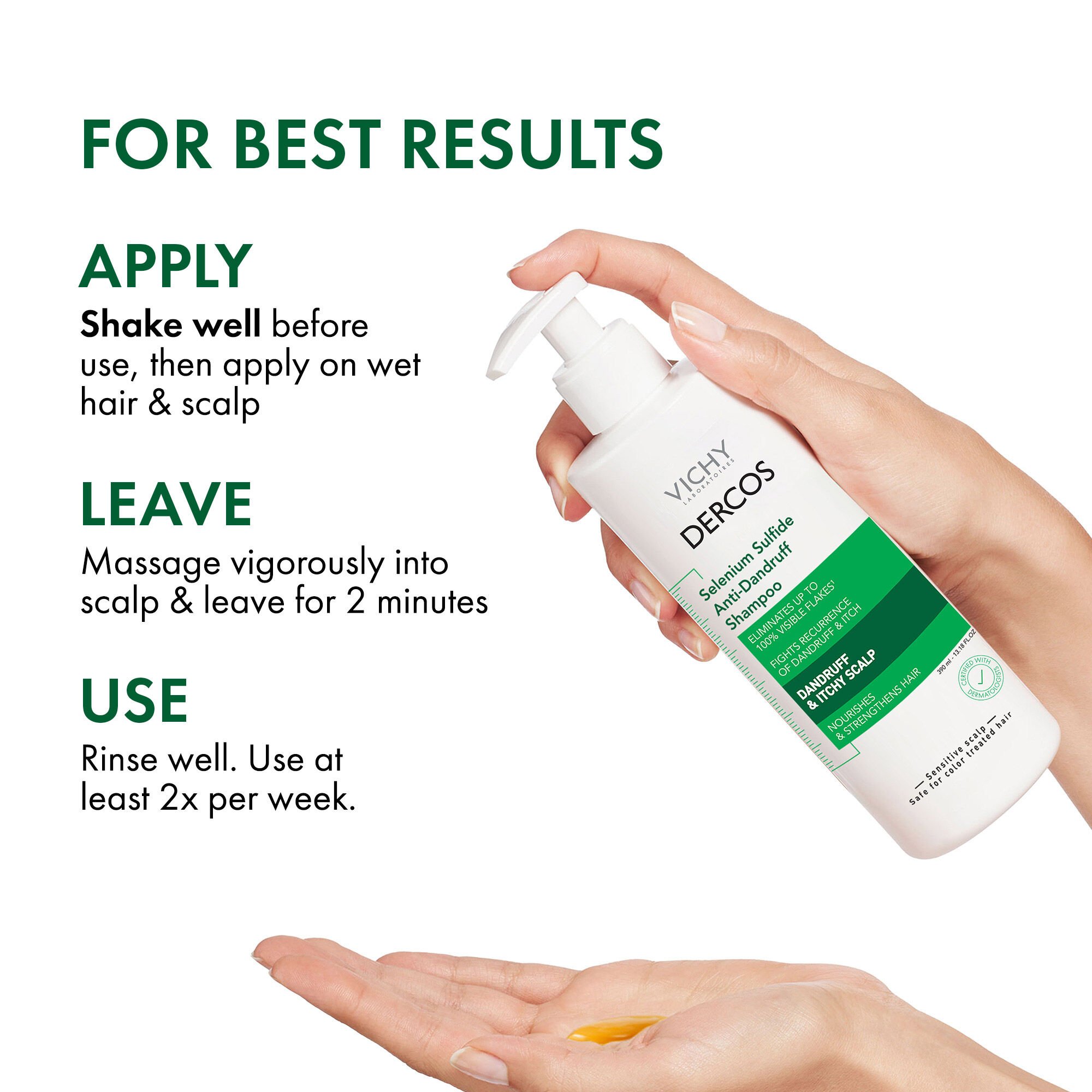 Dercos Selenium Sulfide Anti-Dandruff Shampoo | Dermatologist